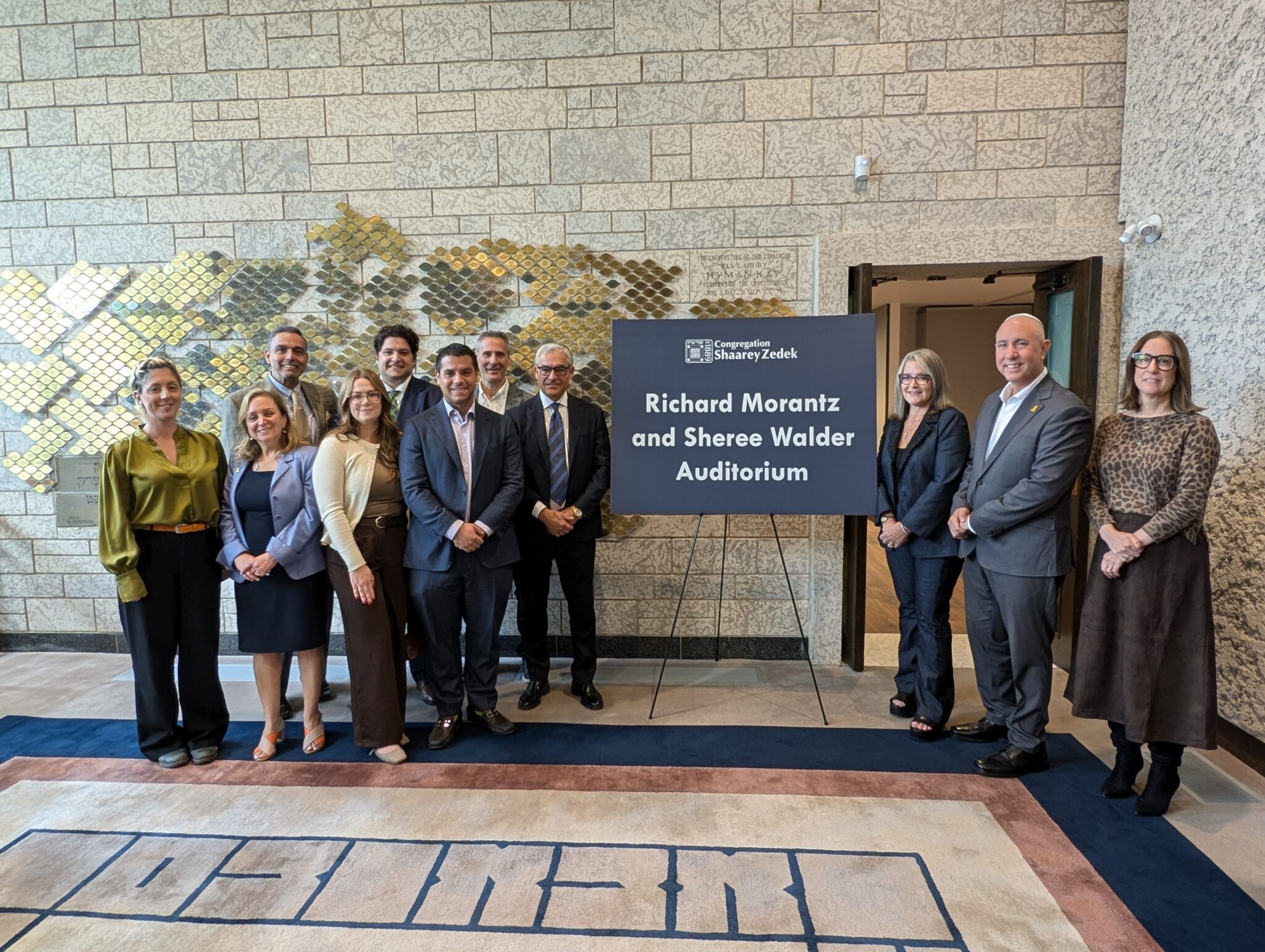 Richard Morantz and Sheree Walder contribute $1 million to ongoing Shaarey Zedek Synagogue ...